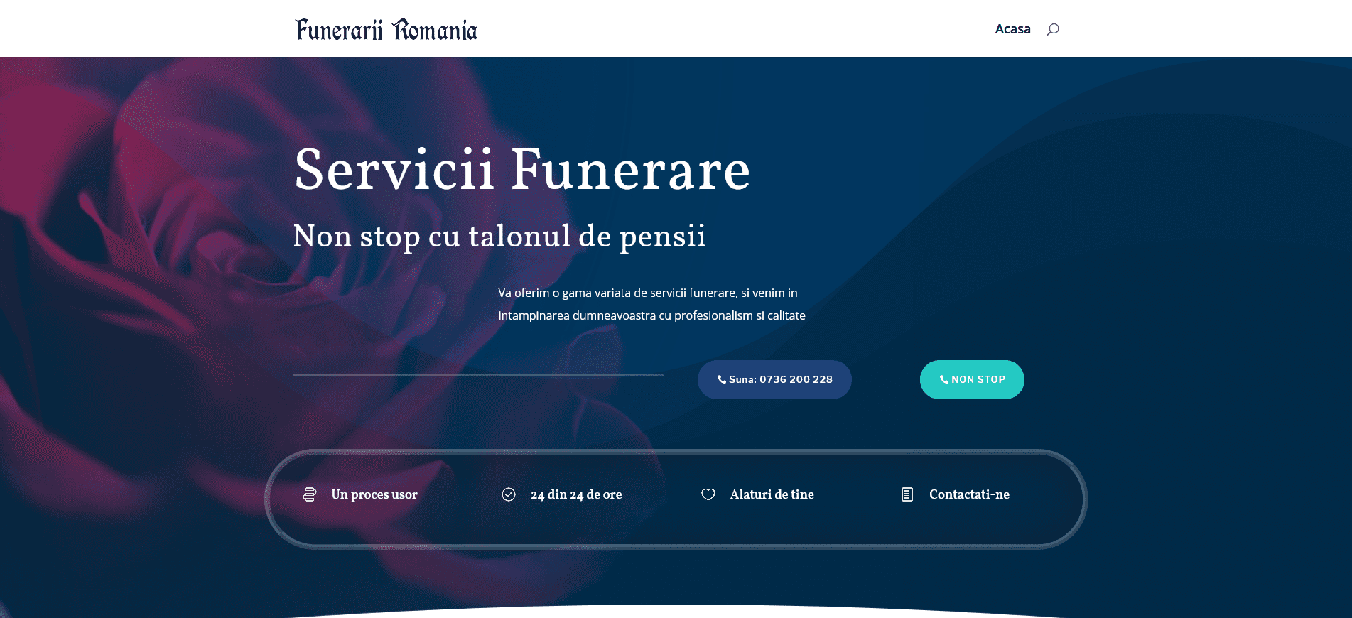 Funerarii Romania – Creative web design agency in Bucharest